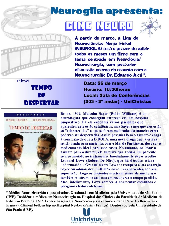 CINE NEURO :: Liga de Neurociências Nunjo Finkel